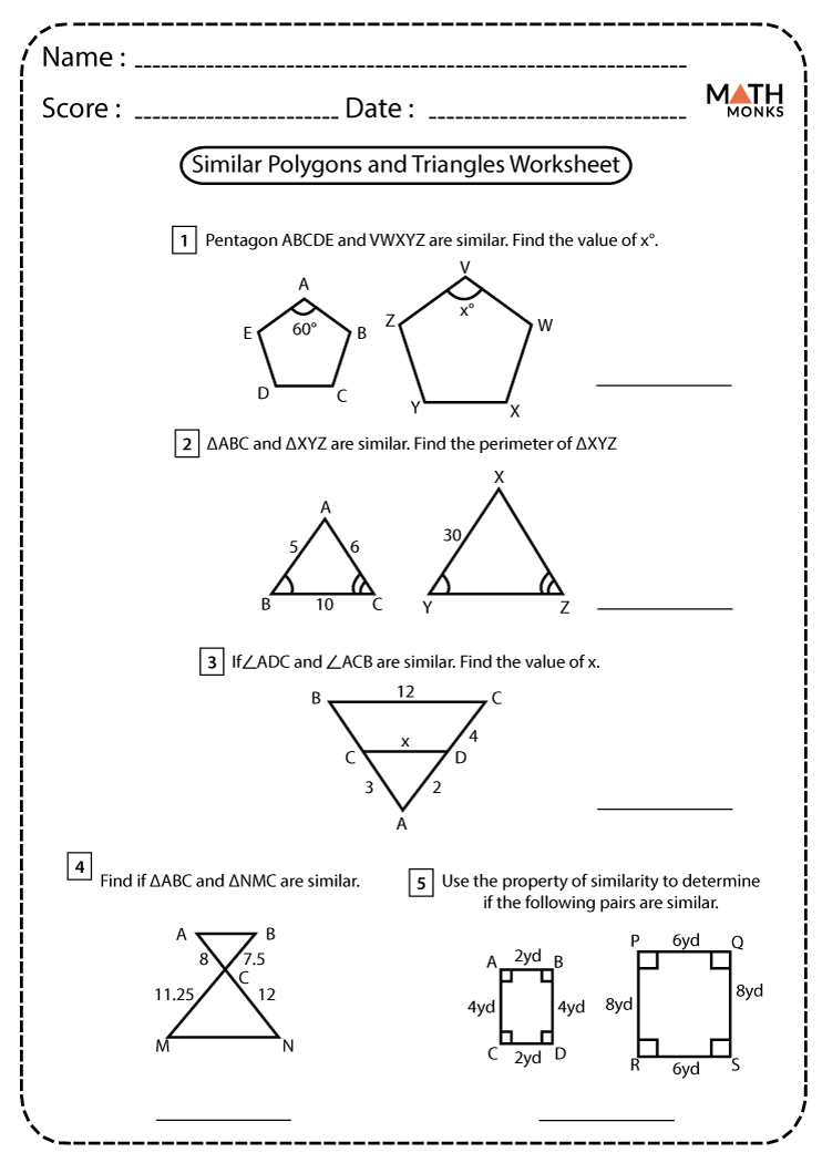 Polygons And Triangles Worksheets Math Monks Polygons And Triangles Worksheets Math Monks