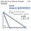 Altitude of a Triangle – Definition, Formula, Examples