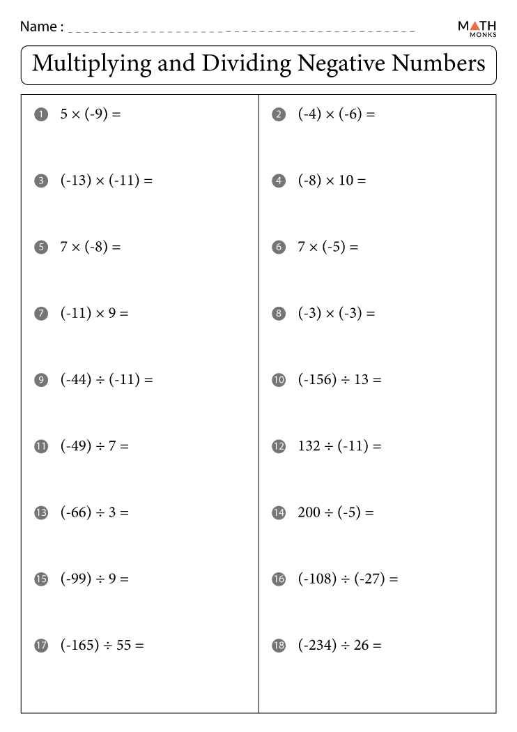 Multiplication And Division Worksheets With Answer Key Multiplication And Division Worksheets With Answer Key