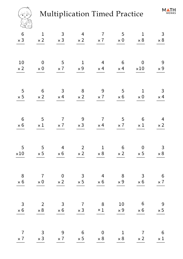 Multiplication Worksheets Grade 3 With Answer Key Multiplication Worksheets Grade 3 With Answer Key