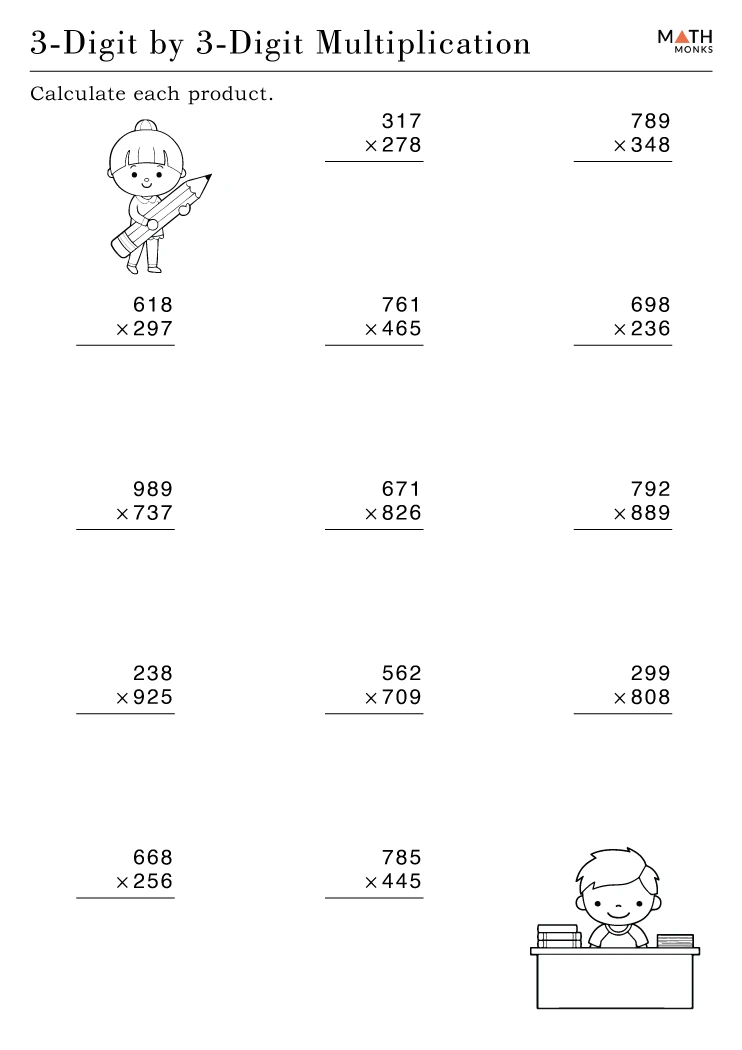 Grade 3 Multiplication Worksheets Multiplying Whole Hundreds K5