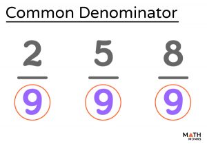 Common Denominator - Definition, Examples, & Diagrams