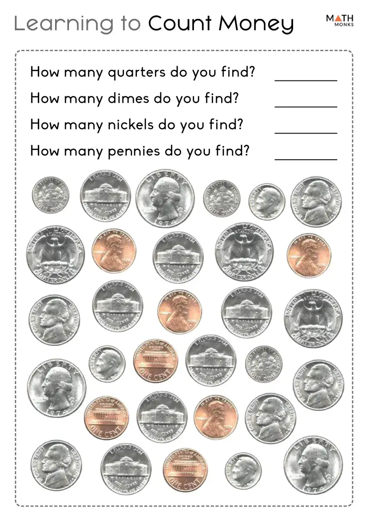 1st Grade Money Worksheets Math Monks 1st Grade Money Worksheets Math Monks