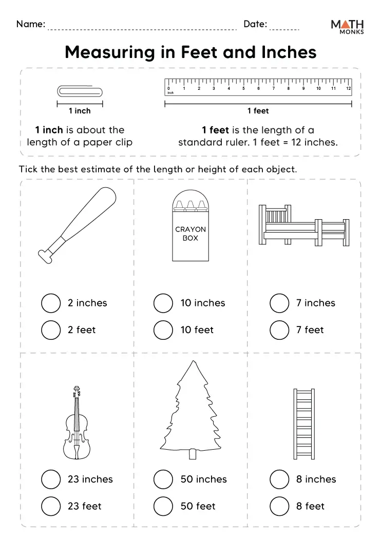 Measuring In Inches Worksheets Math Monks Measuring In Inches Worksheets Math Monks