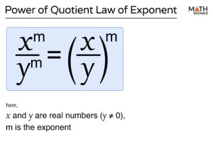 Exponent Rules (Laws or Properties) - Definition, Chart, & Examples